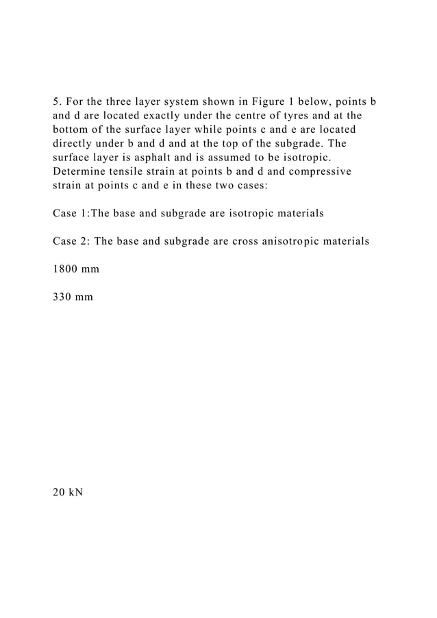 5. For the three layer system shown in Figure 1 below, points b .docx
