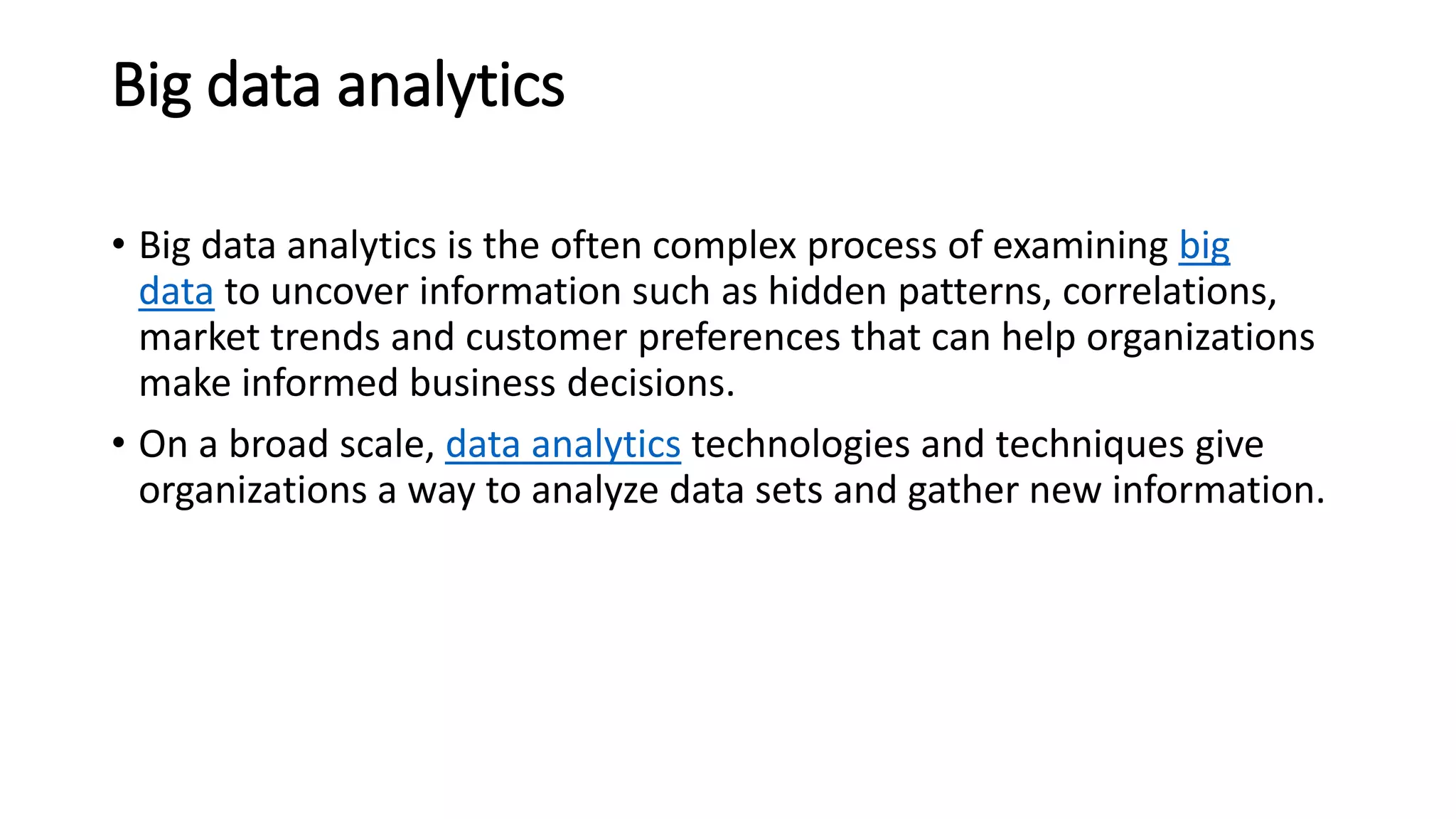 Big Data Analytics With Hadoop | PPTX