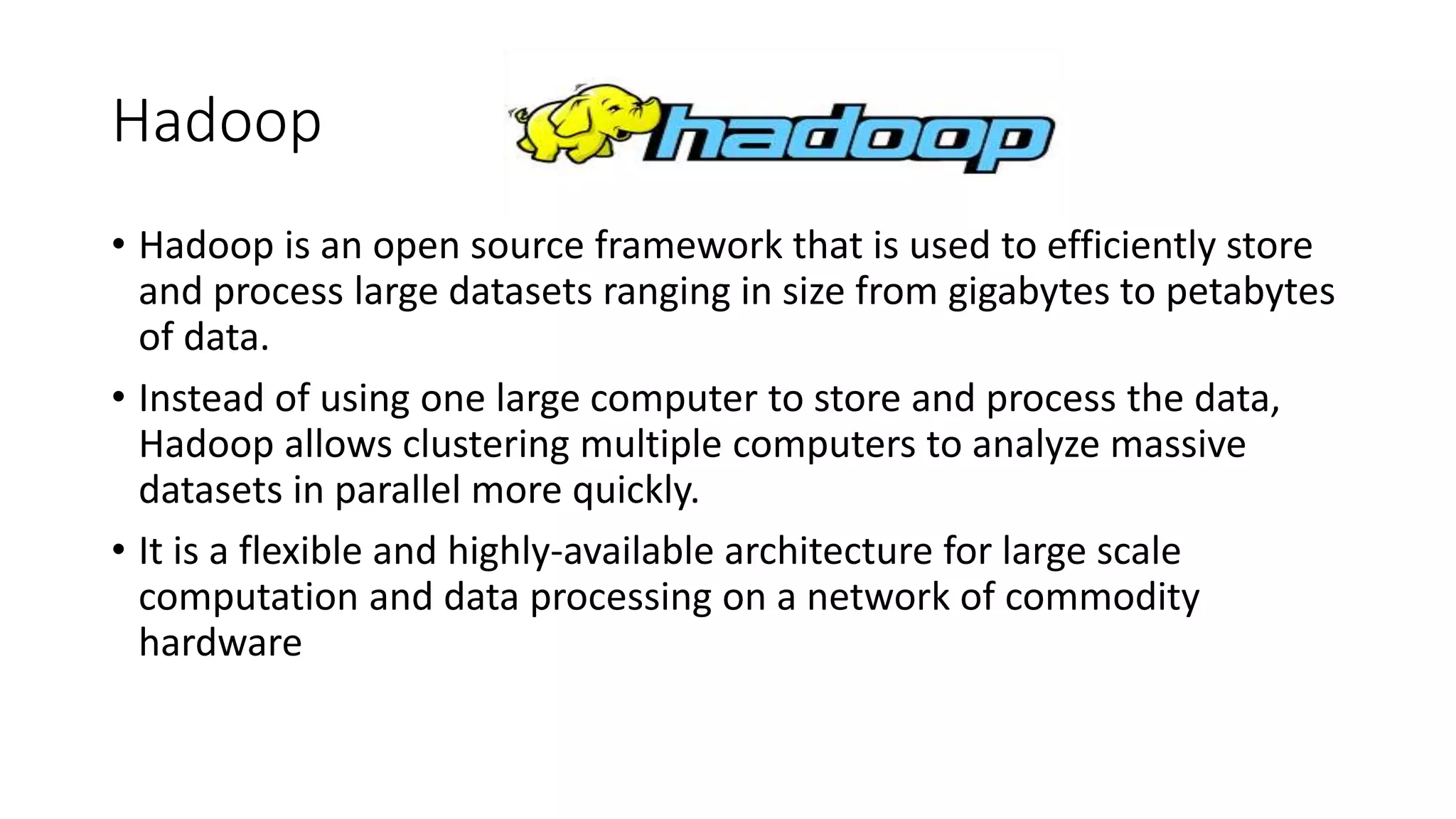 Big Data Analytics With Hadoop | PPTX