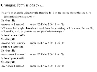 FILE PERMISSION OR ACCESS MODE | PPTX