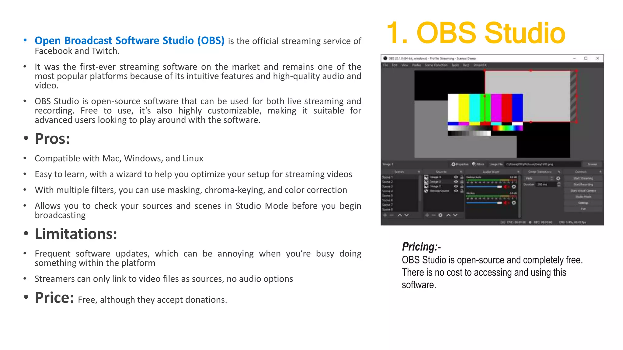 Top 5 Television Broadcasting Software's | PPT