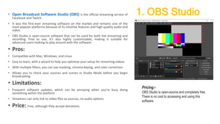 Top 5 Television Broadcasting Software's | PPT