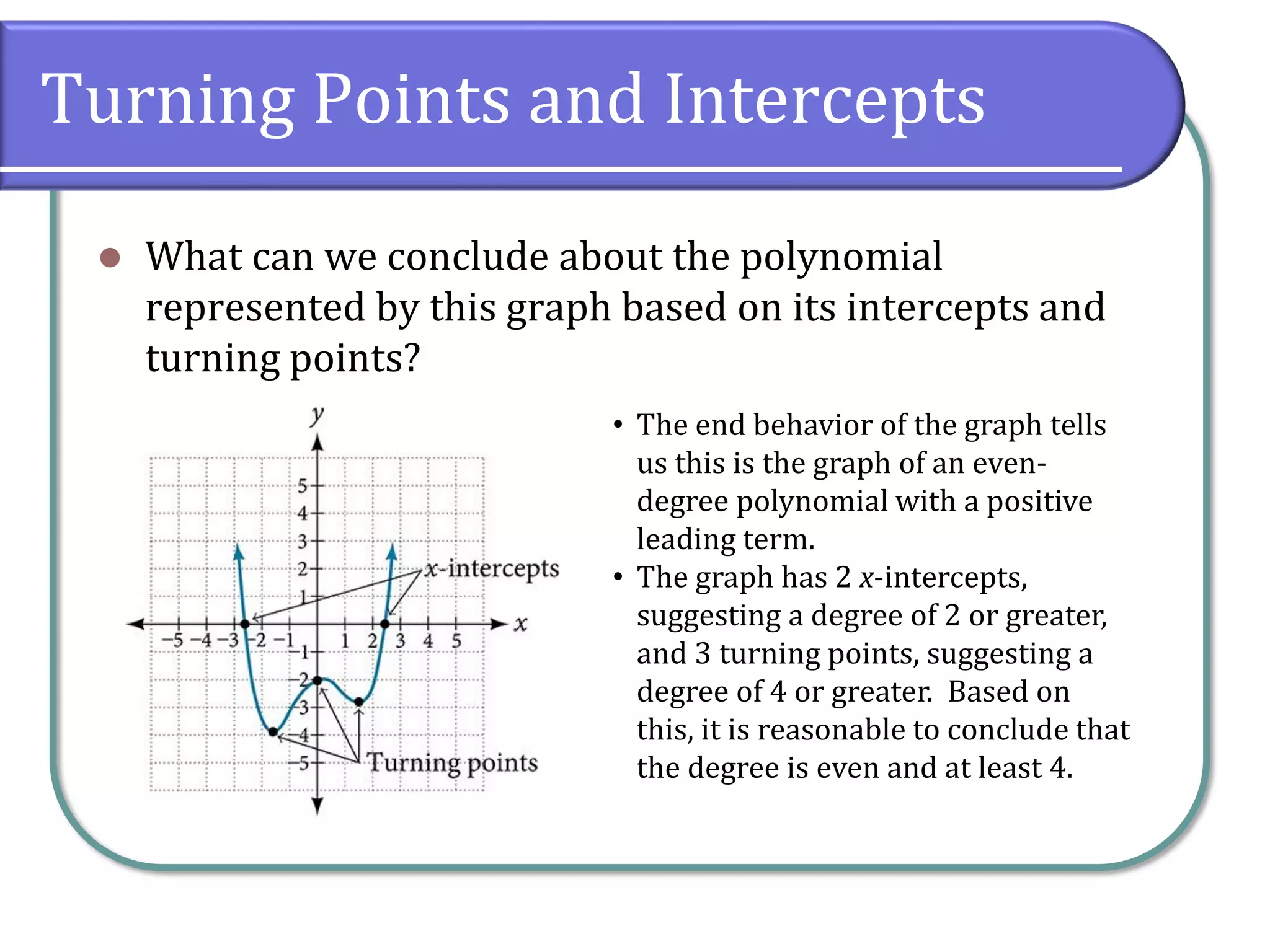 5.2 Power Functions and Polynomial Functions | PDF