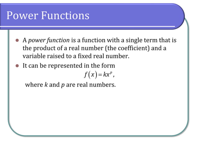 5.2 Power Functions and Polynomial Functions | PPT