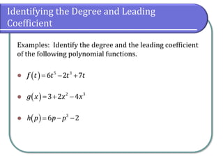 5.2 Power Functions and Polynomial Functions | PDF