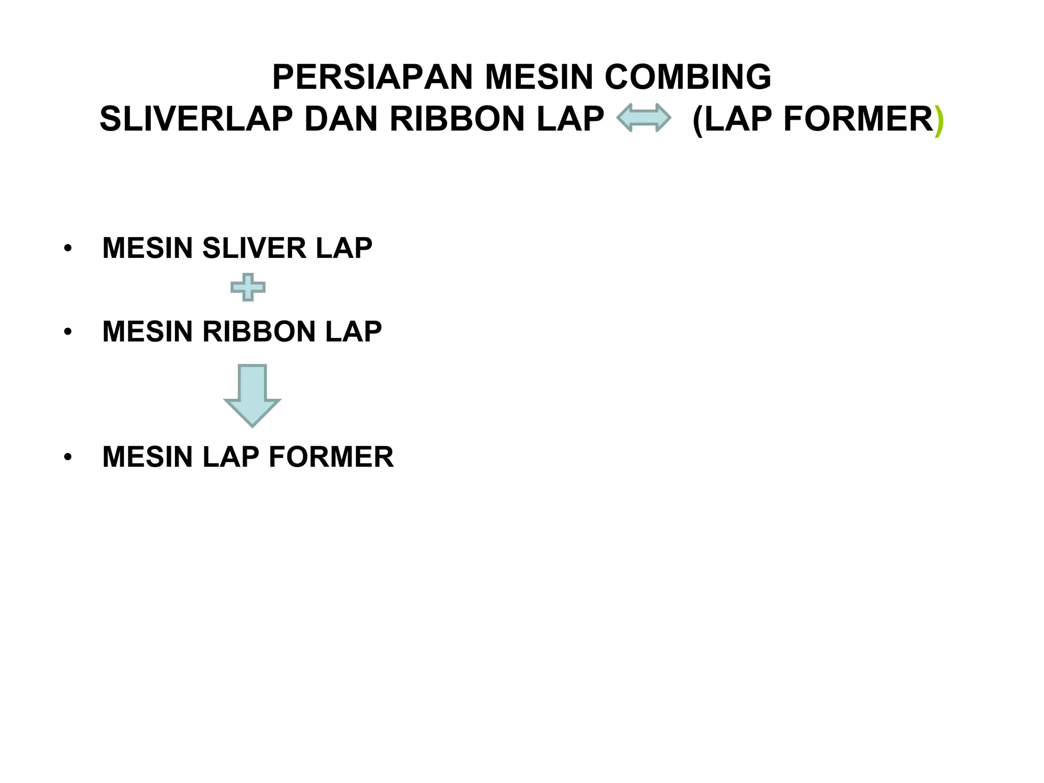 5. PENYETELAN DAN PERAWATAN COMBING-ROVING.ppt