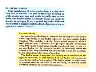 5. PENYETELAN DAN PERAWATAN COMBING-ROVING.ppt