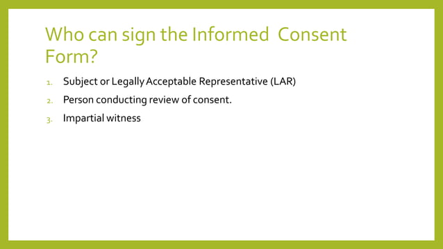 5.Informed consent process and procedures.pptx | Pharmaceutical Drugs ...