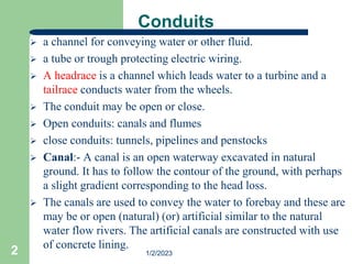 5. Conduits, Intake, Power house and Accessories.ppt