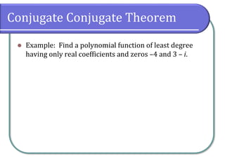5.5 Zeros of Polynomial Functions | PDF