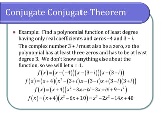 5.5 Zeros of Polynomial Functions | PDF