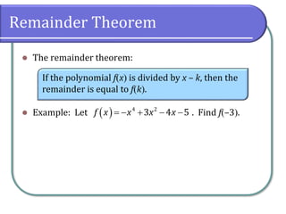 5.5 Zeros of Polynomial Functions | PDF
