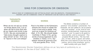 5. biblical character of sin.pptx | Christianity | Religion & Spirituality