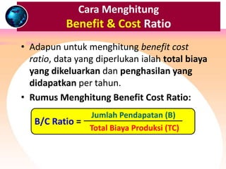 Benefit & Cost Ratio_ Cost Benefit Analysis (CBA) Training | PPTX