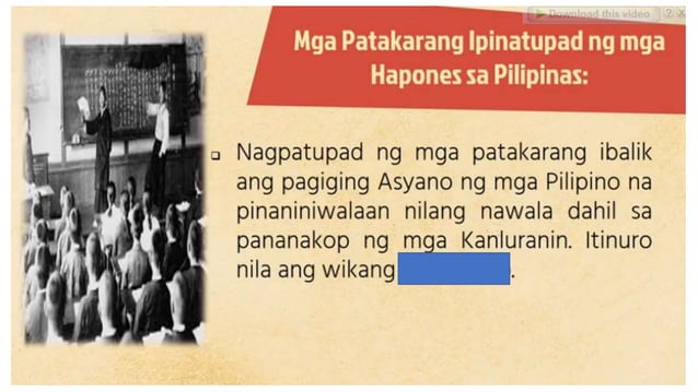 5.2 MGA PATAKARAN AT RESULTA NG PANANAKOP NG MGA HAPON.pptx