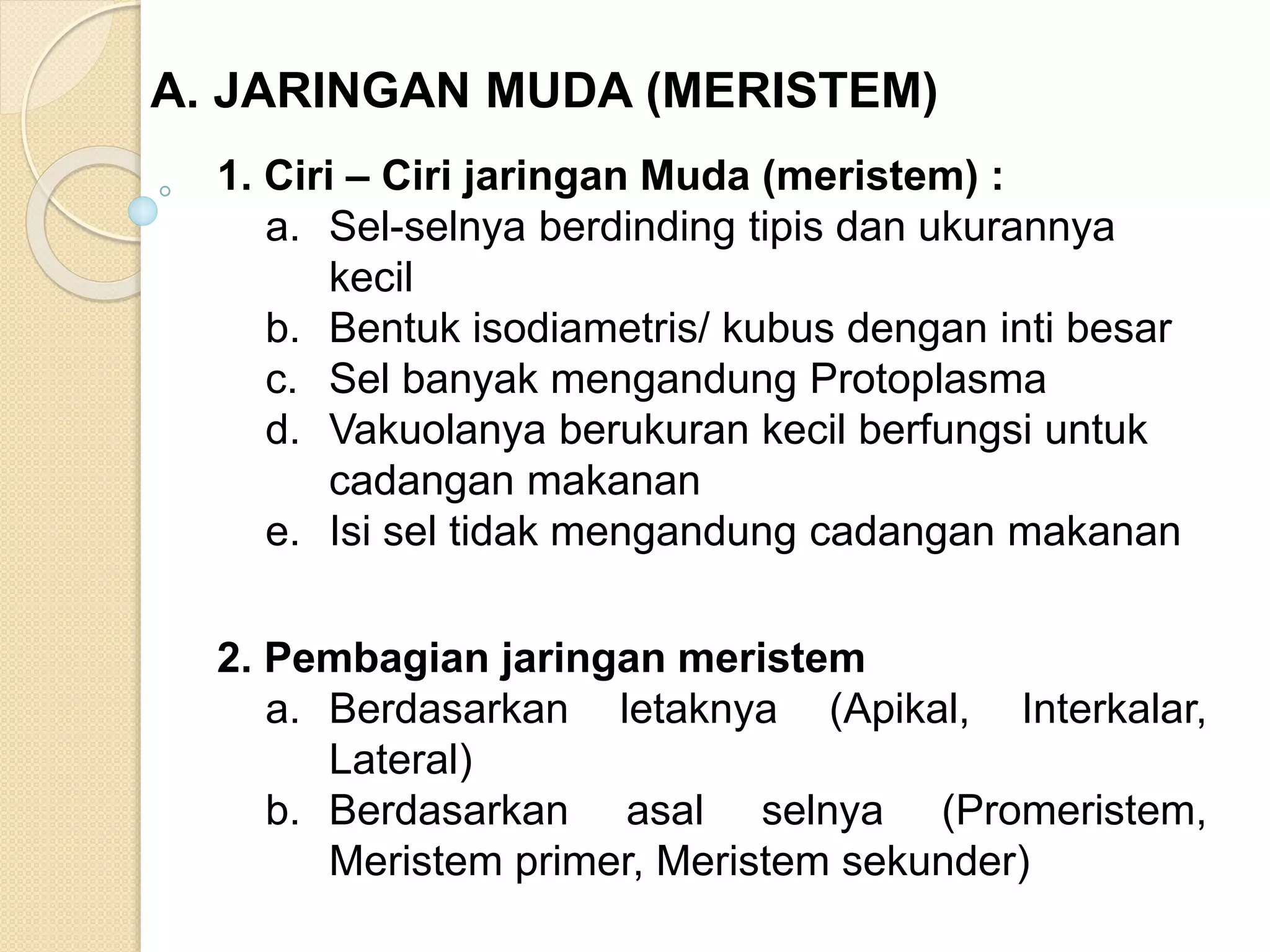 5. Anatomi Tumbuhan; Jaringan 2.pptx