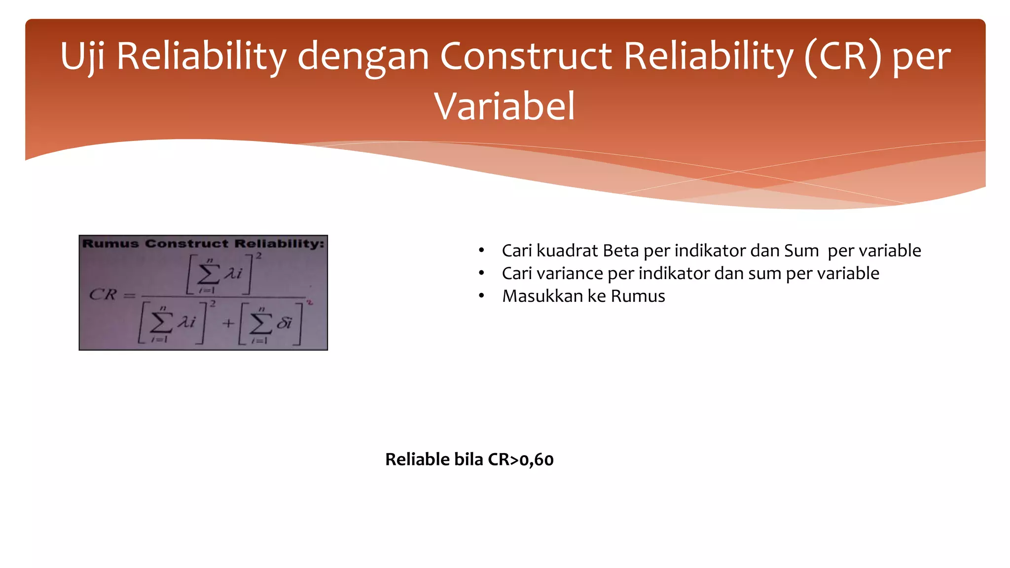 5. Uji Validitas dan Reliabilitas dengan AMOS.pptx
