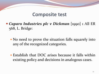5. NEGLIGENCE - DUTY OF CARE (GENERAL PRINCIPLES).pptx