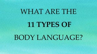 5. Body Language.pptx