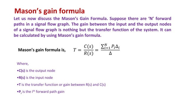 5. Signal flow graph, Mason’s gain formula.pptx