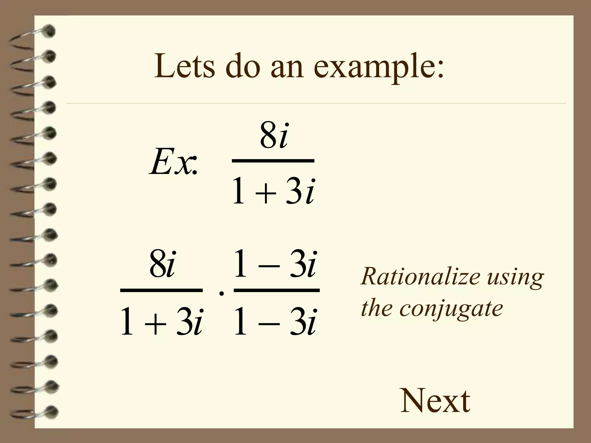 5.9 Complex Numbers 2.ppt