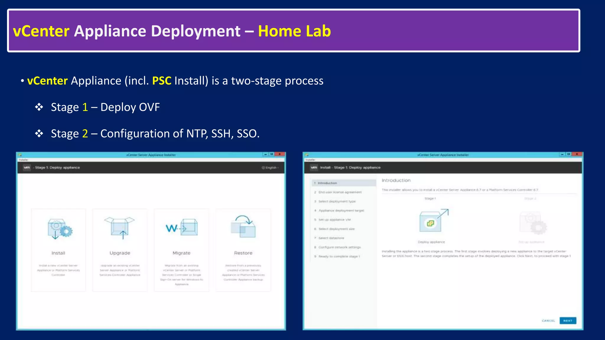 How to Install and Configure vCenter 7.0 U3 on VMware Workstation VM.pptx