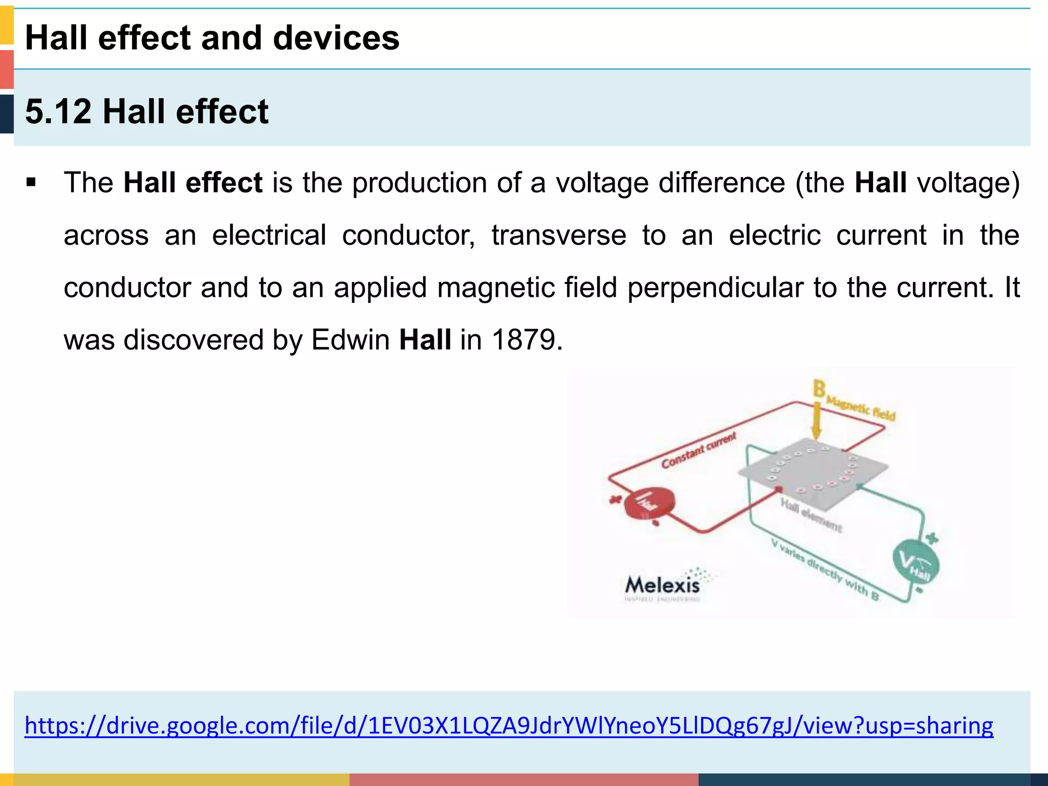 5.12 - Hall Effect and Hall Devices.pptx