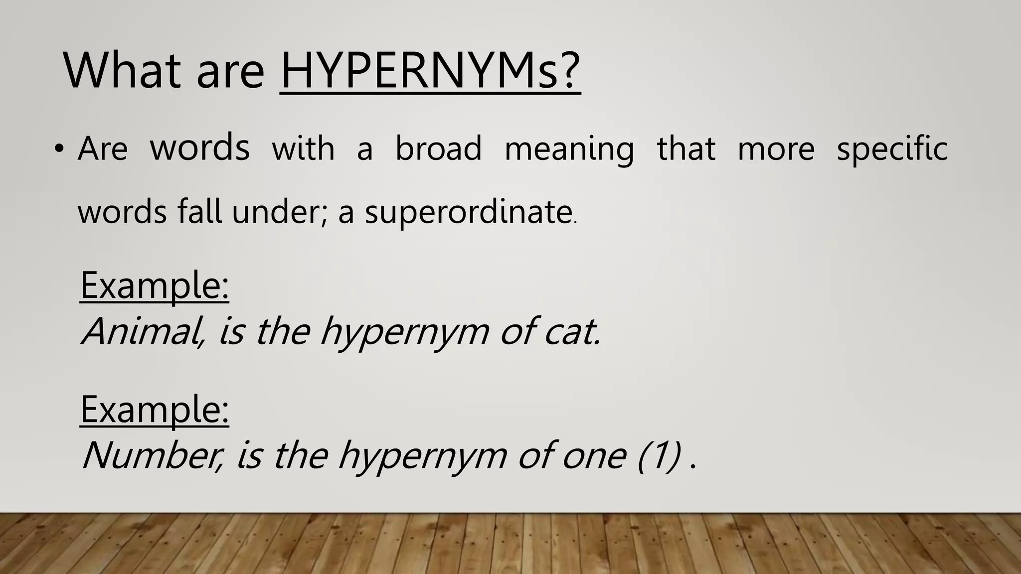 5. Understanding Hyponyms & Hypernyms.pptx