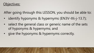 5. Understanding Hyponyms & Hypernyms.pptx