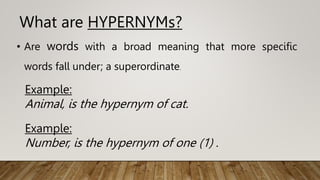 5. Understanding Hyponyms & Hypernyms.pptx