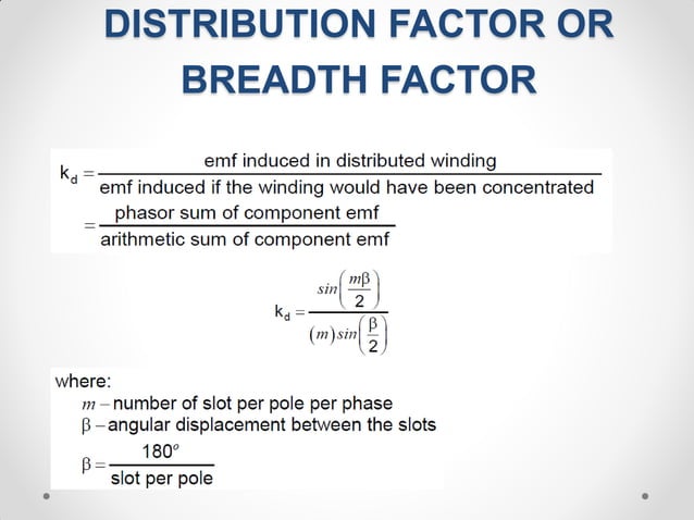 5.-Pitch-Factor-Distribution-Factor.pdf | Physics | Science