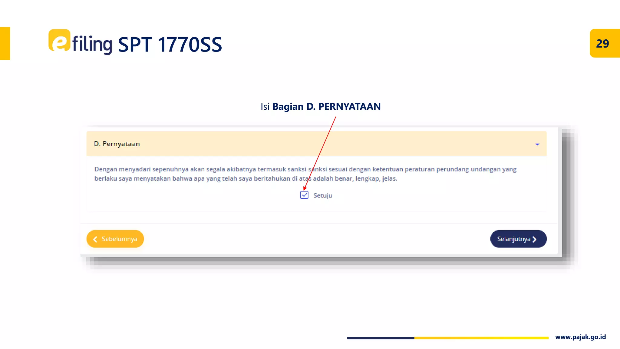 5. Tata Cara Pelaporan SPT Tahunan 1770S dan 1770SS melalui e-filing.pptx