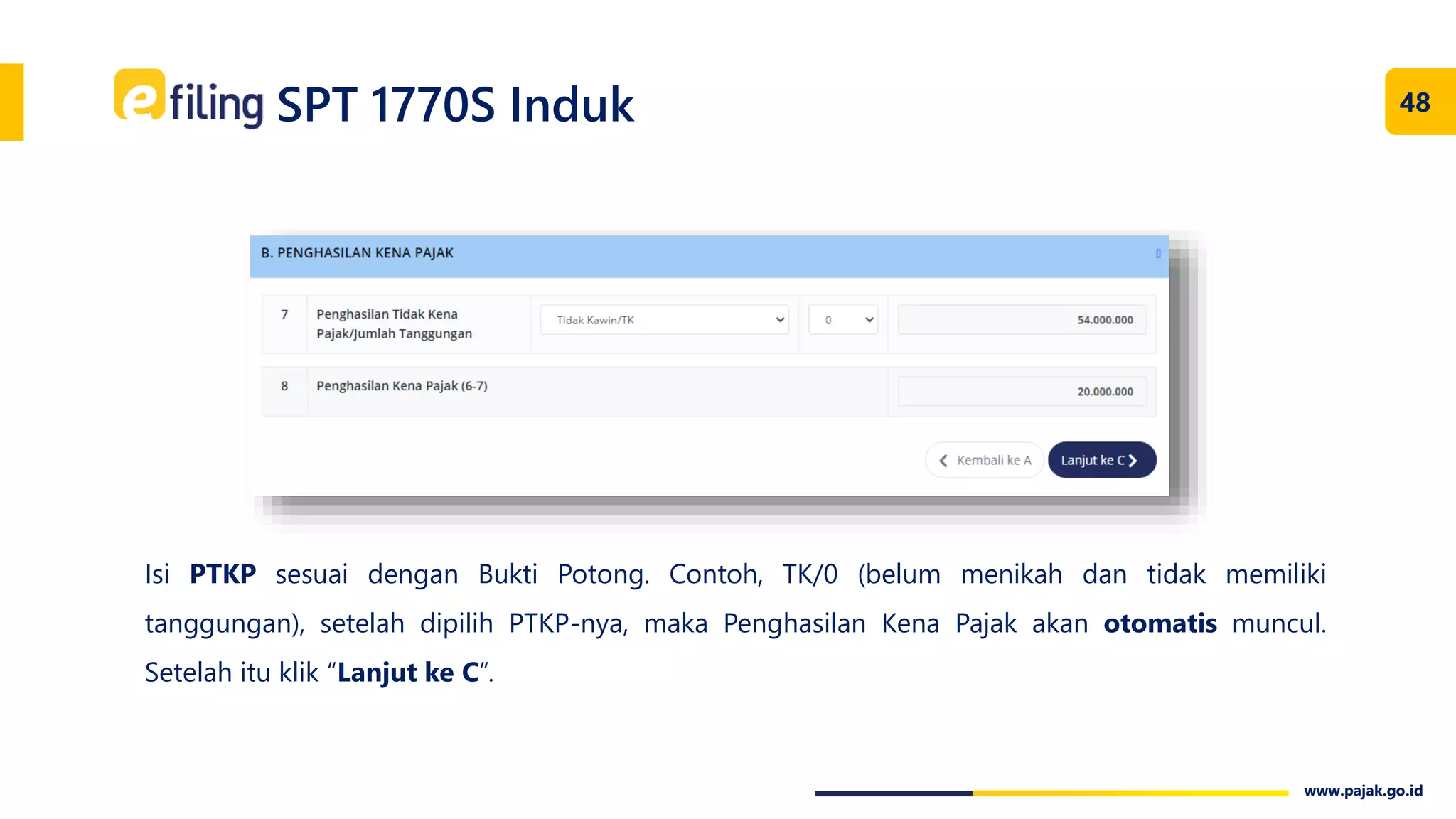 5. Tata Cara Pelaporan SPT Tahunan 1770S dan 1770SS melalui e-filing.pptx