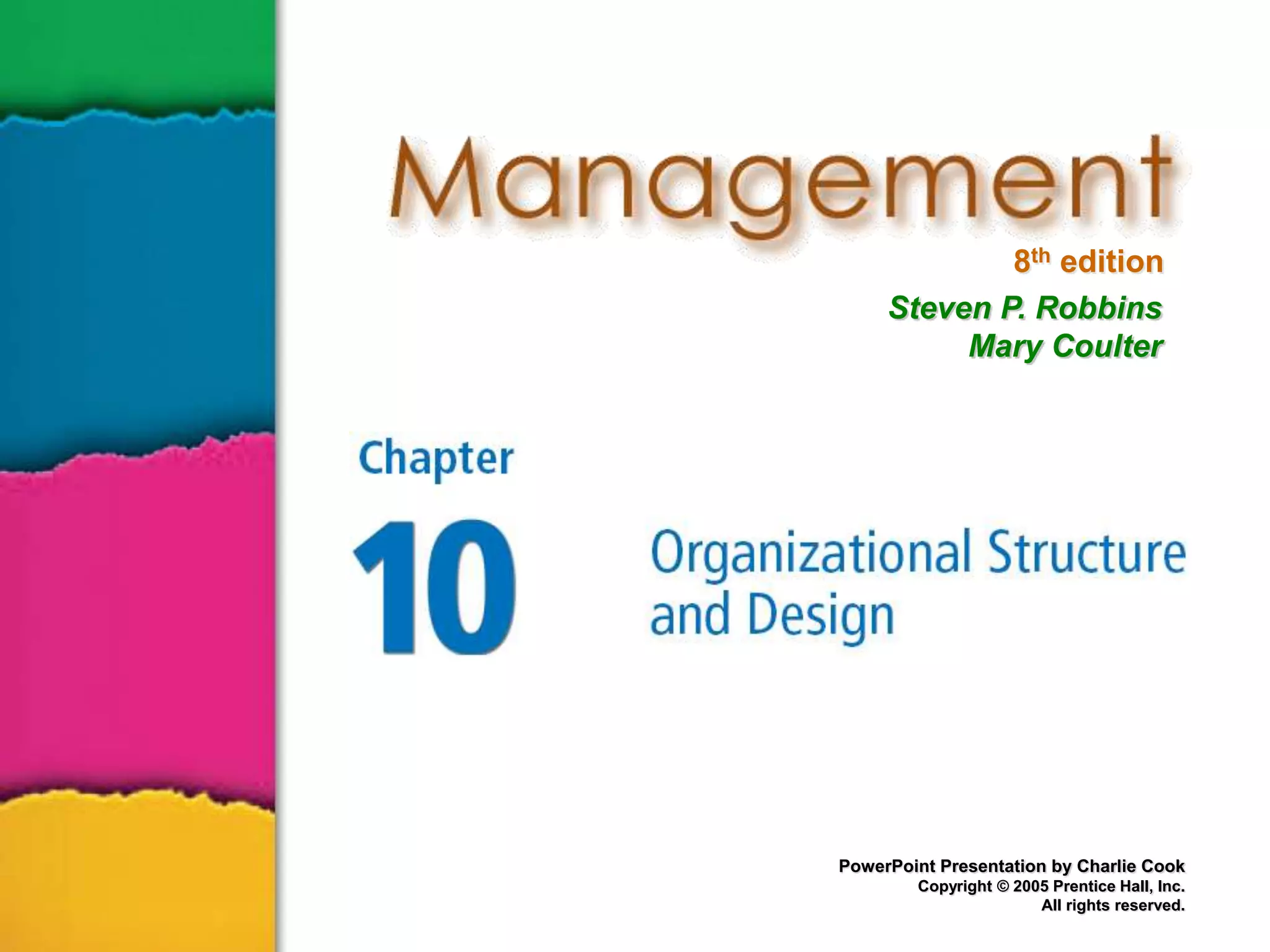 Organizational Structure and Design | PPT