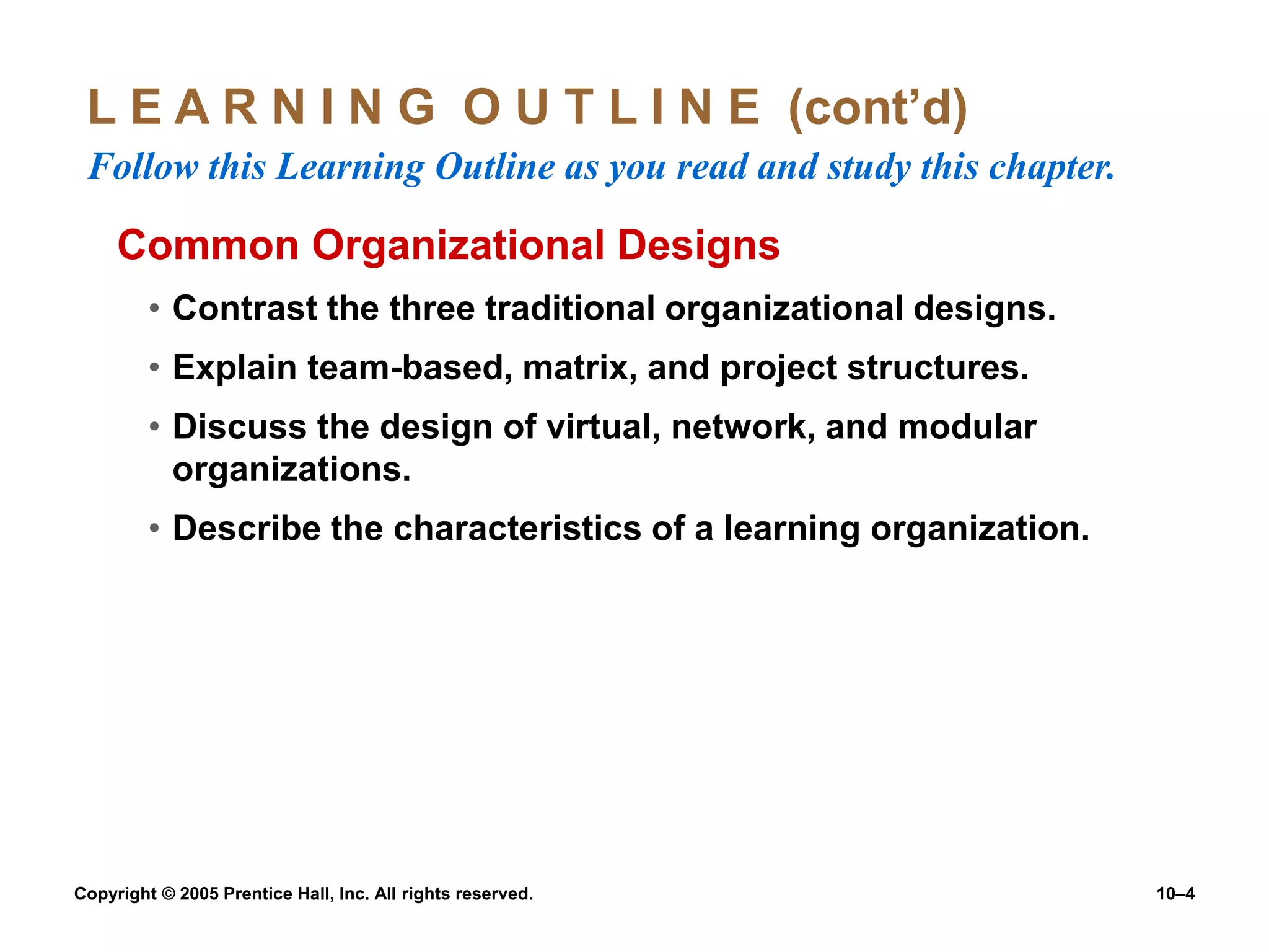 Organizational Structure and Design | PPT