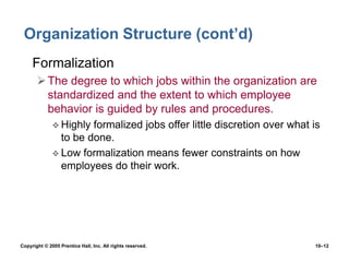 Organizational Structure and Design | PPT | Business Administration ...