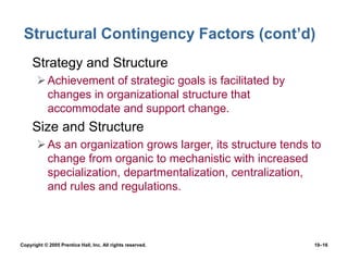 Organizational Structure and Design | PPT | Business Administration ...