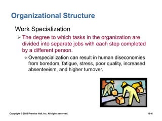Organizational Structure and Design | PPT | Business Administration ...