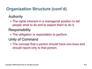 Organizational Structure and Design | PPT | Business Administration ...