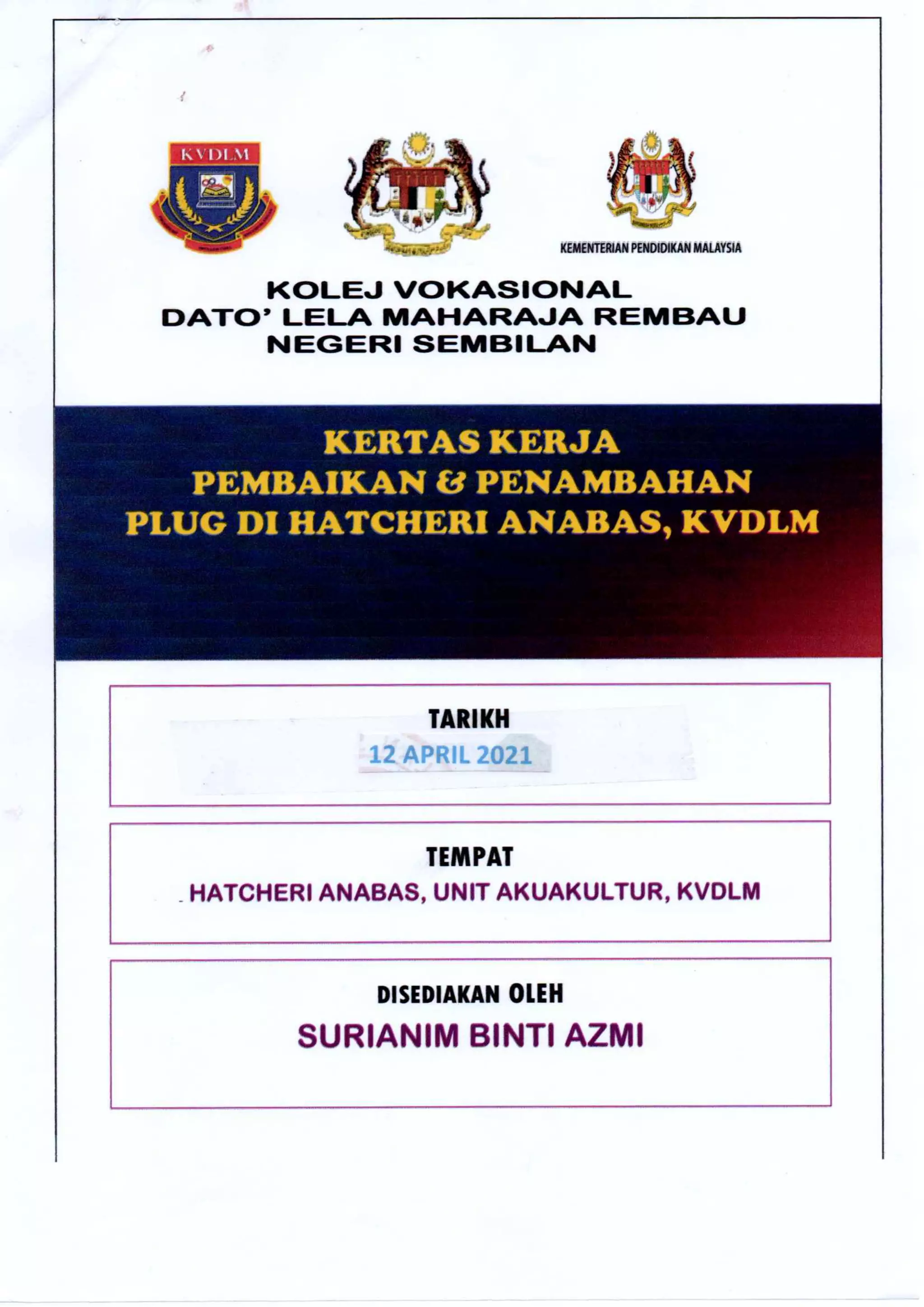 Contoh Kertas Kerja | PDF