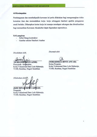 Contoh Kertas Kerja | PDF