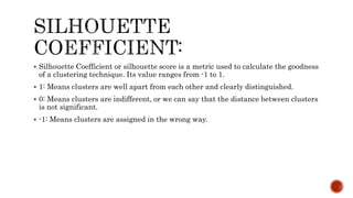 CLUSTER SILHOUETTES.pptx