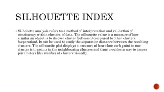 CLUSTER SILHOUETTES.pptx