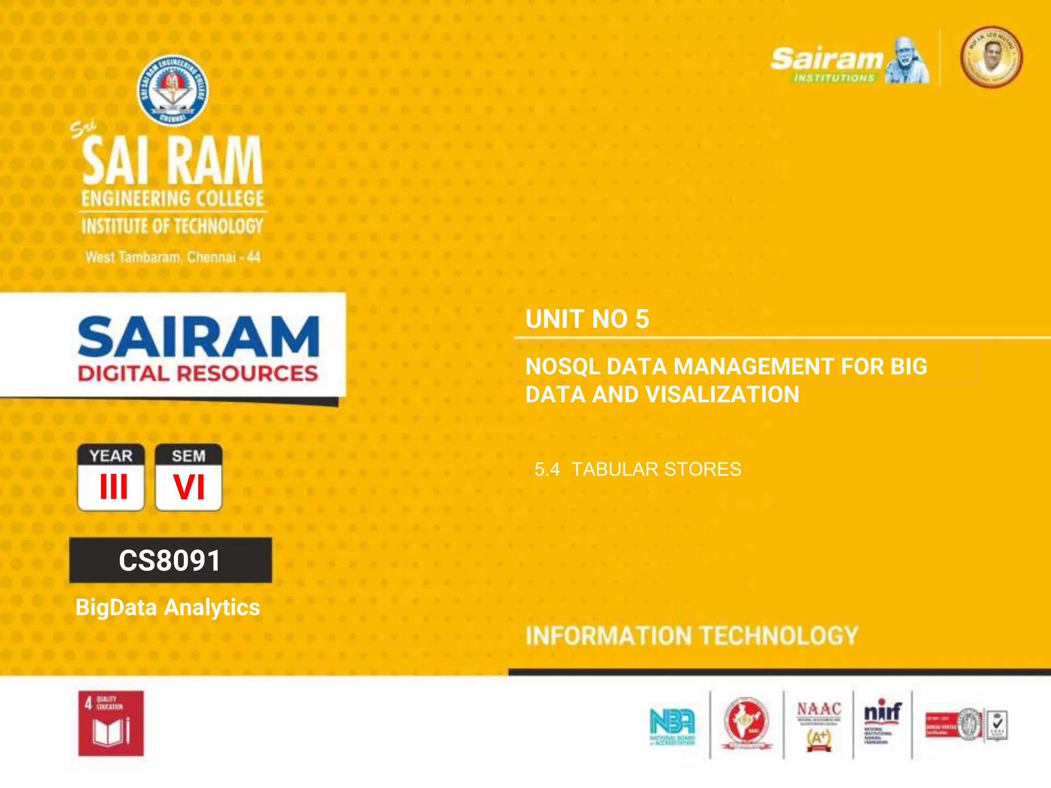 Tabular Stores .pptx