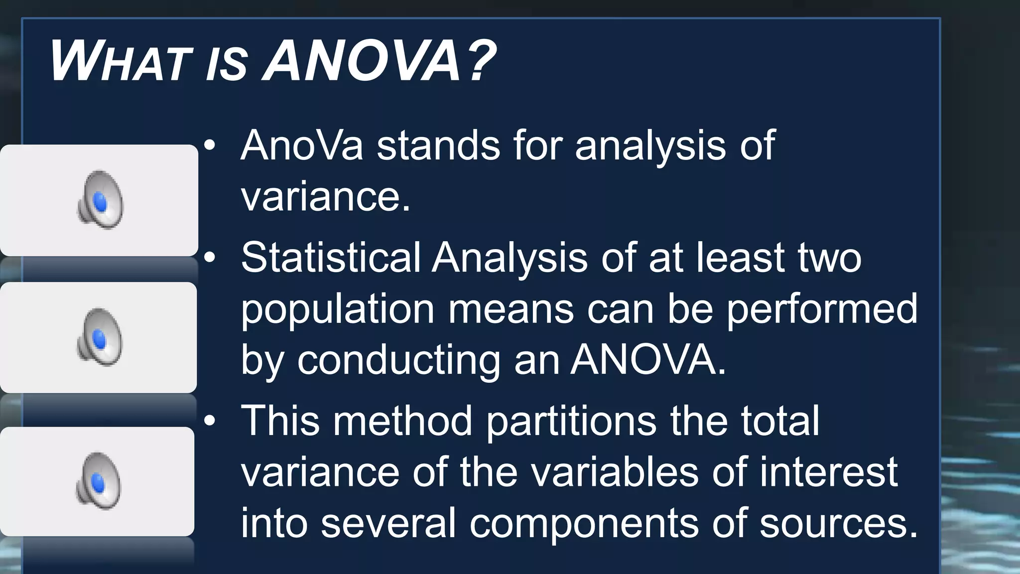 5. One Way and Two Way Classification Analysis of Variance - P10A,P10B ...