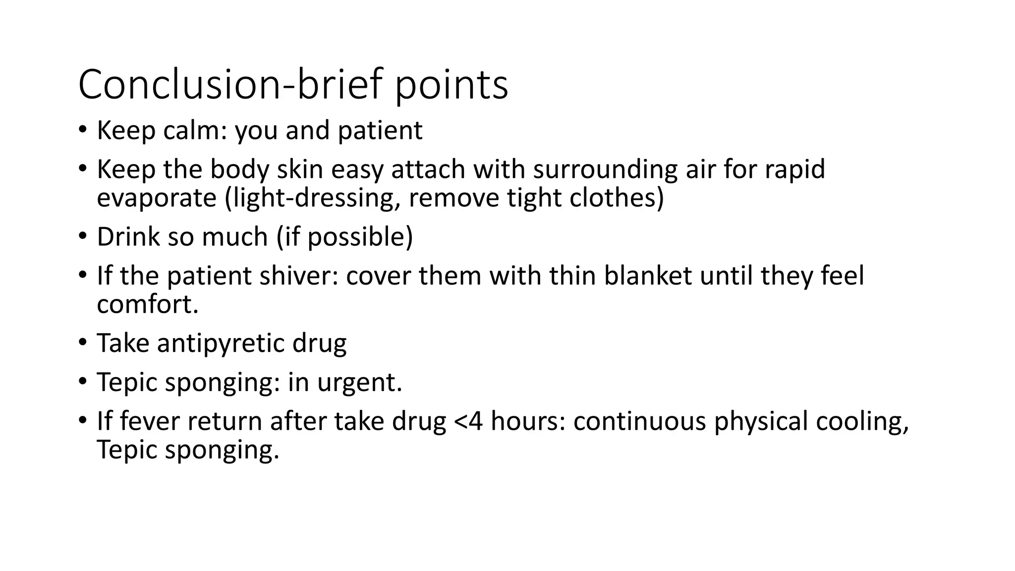 5. First aid for HIGH FEVER.pptx