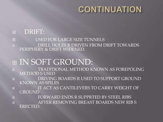 5.3 TUNNELING Equipments.pptx