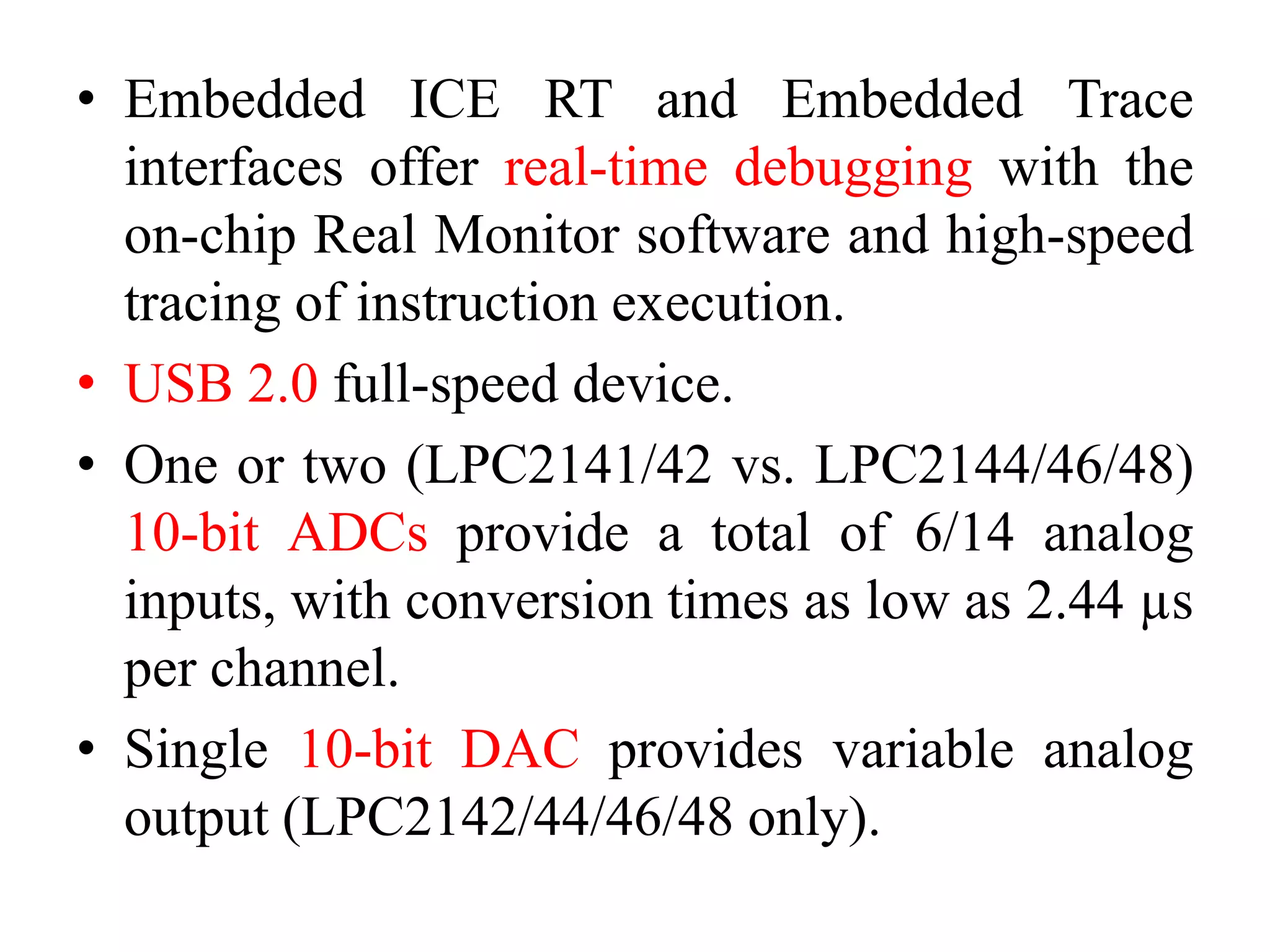 5. Features of the LPC214X Family.pptx
