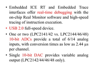 5. Features of the LPC214X Family.pptx