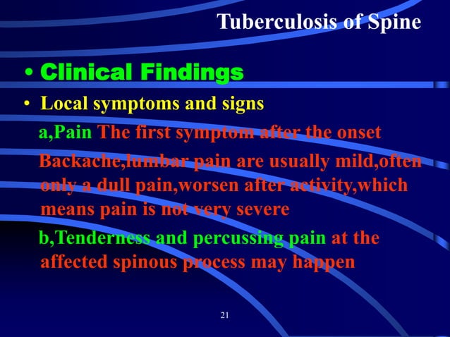 Tuberculosis of Bone and Joint.ppt | Bone and Joint Conditions ...